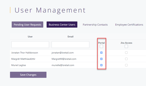 Business Center User Management platform launched!